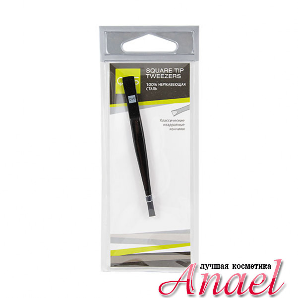 QVS Пинцет с квадратными кончиками Square Tip Tweezers (1 шт)