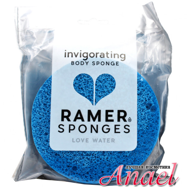 Ramer Очищающий бодрящий спонж для тела (малый) Invigorating Body Sponge (1 шт)