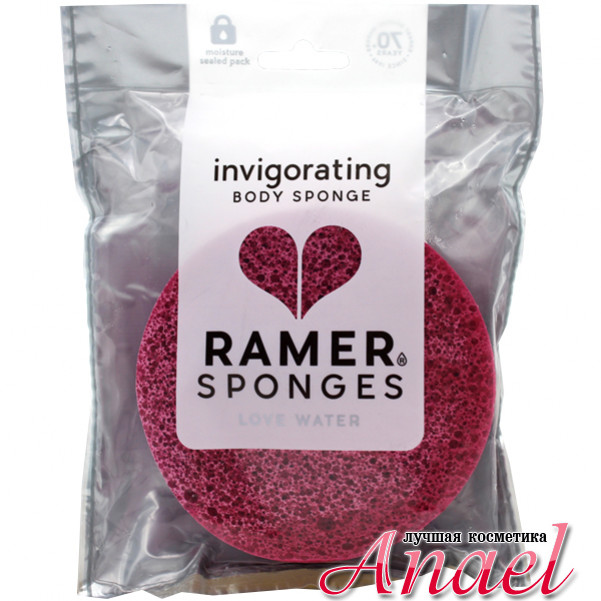 Ramer Очищающий бодрящий спонж для тела (малый) Invigorating Body Sponge (1 шт)