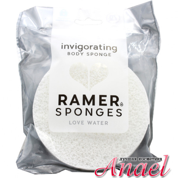 Ramer Очищающий бодрящий спонж для тела (малый) Invigorating Body Sponge (1 шт)